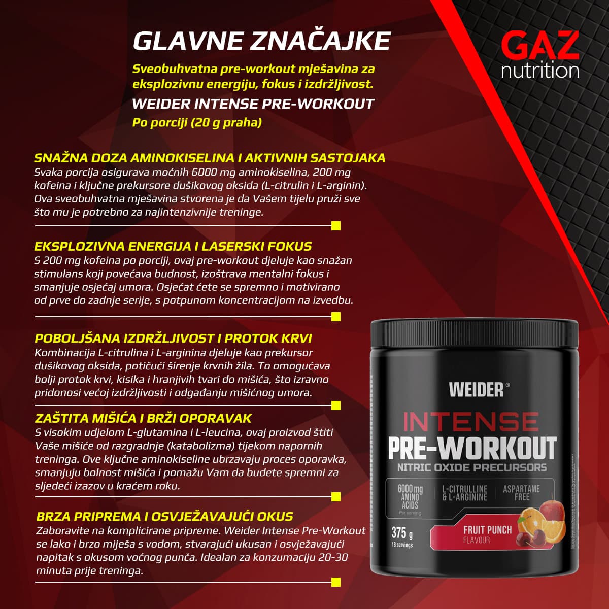 Weider Intense Pre-Workout