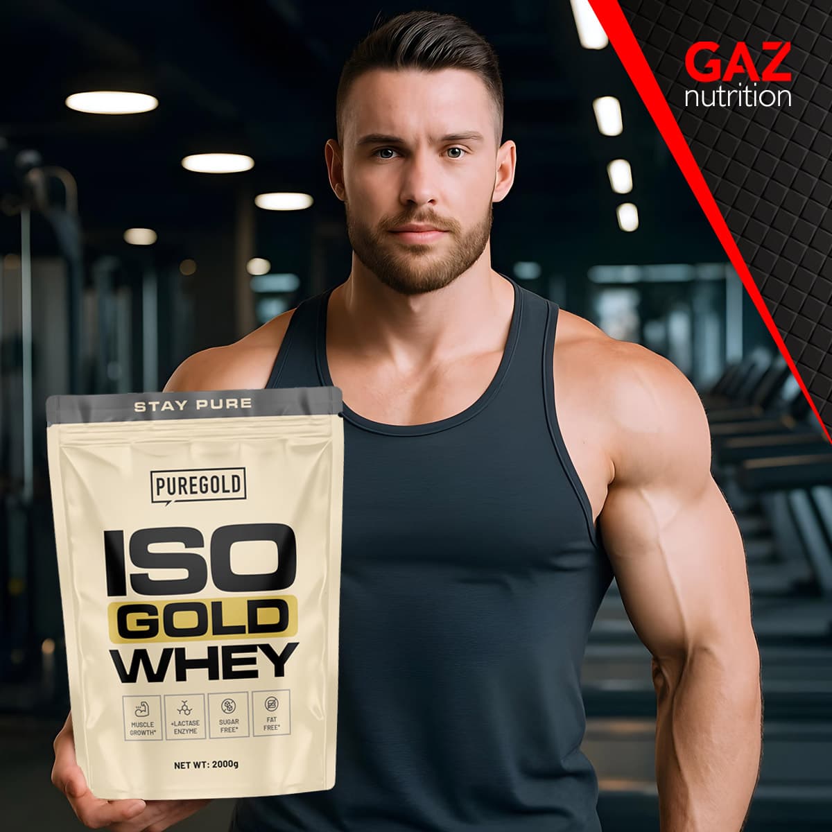 Pure Gold Iso Whey Gold Protein - GAZ Nutrition